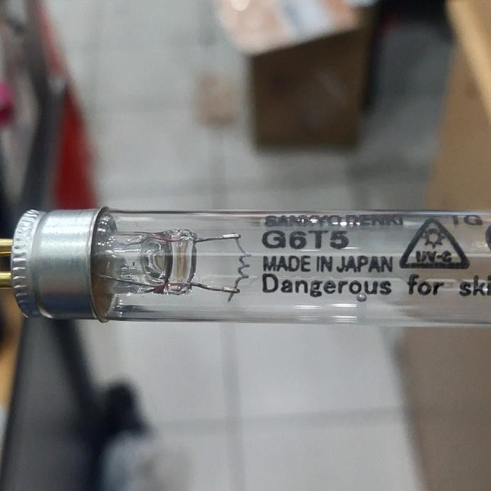 Jual Sankyo Denki G6T5 6W Lampu Uv Anti Virus Ultraviolet Steril ...