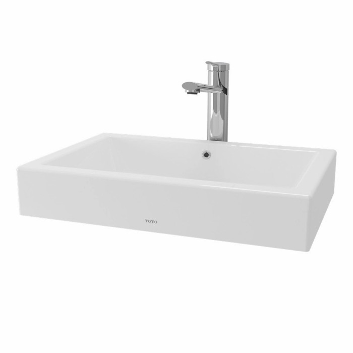 Jual Wastafel Toto LW 643 J / LW643J Full Set Kran Dingin TX123LESN ...