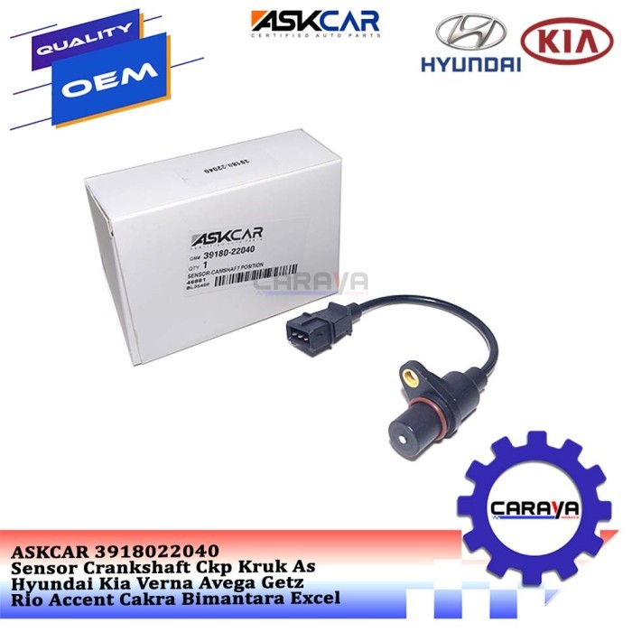 Jual Sensor Crankshaft Ckp Kruk As Hyundai Kia Verna Avega Getz Rio ...