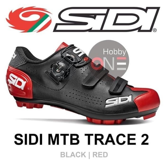 Jual SIDI MTB TRACE 2 - BLACK RED | Shopee Indonesia