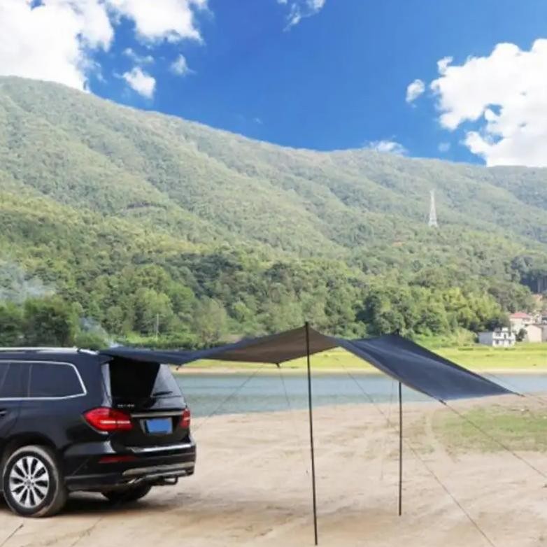 Jual car awning sun shelter waterproof windbreak extension canopy ...