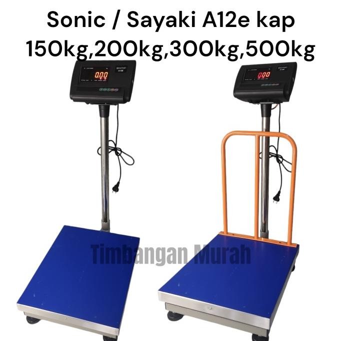 Jual Timbangan digital barang, ekspedisi SONIC / SAYAKI A12E kap 300Kg | Shopee Indonesia