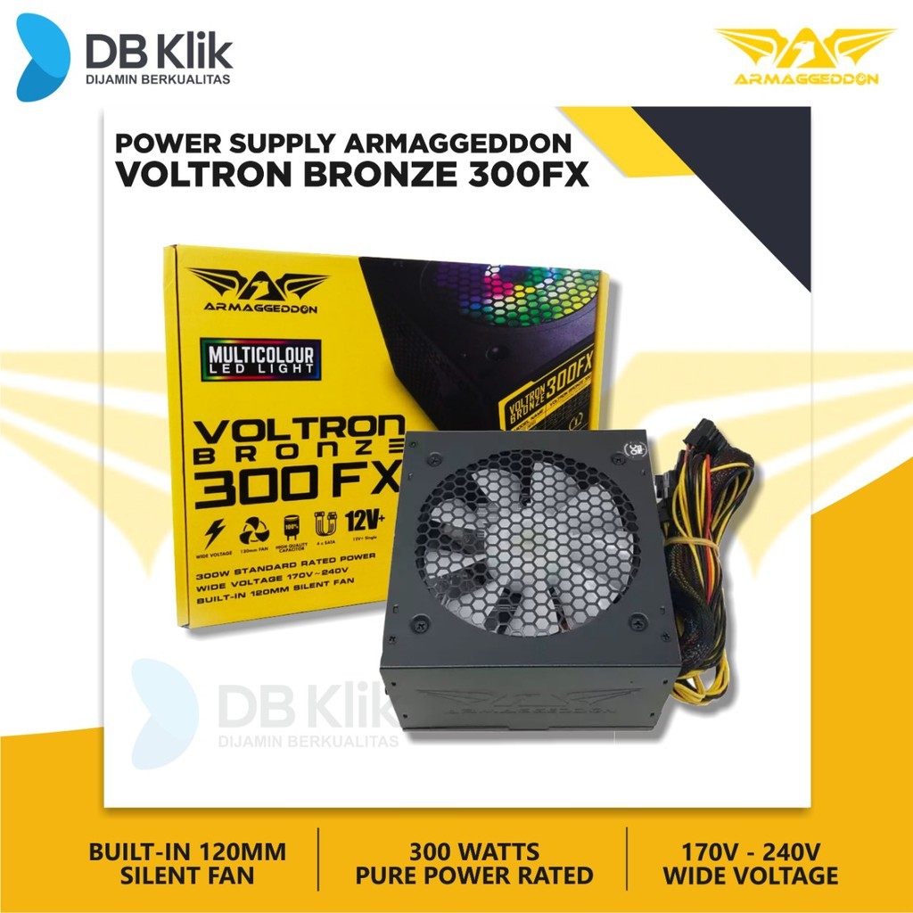 Jual Armaggeddon Power Supply Voltron Bronze 300Fx | Shopee Indonesia