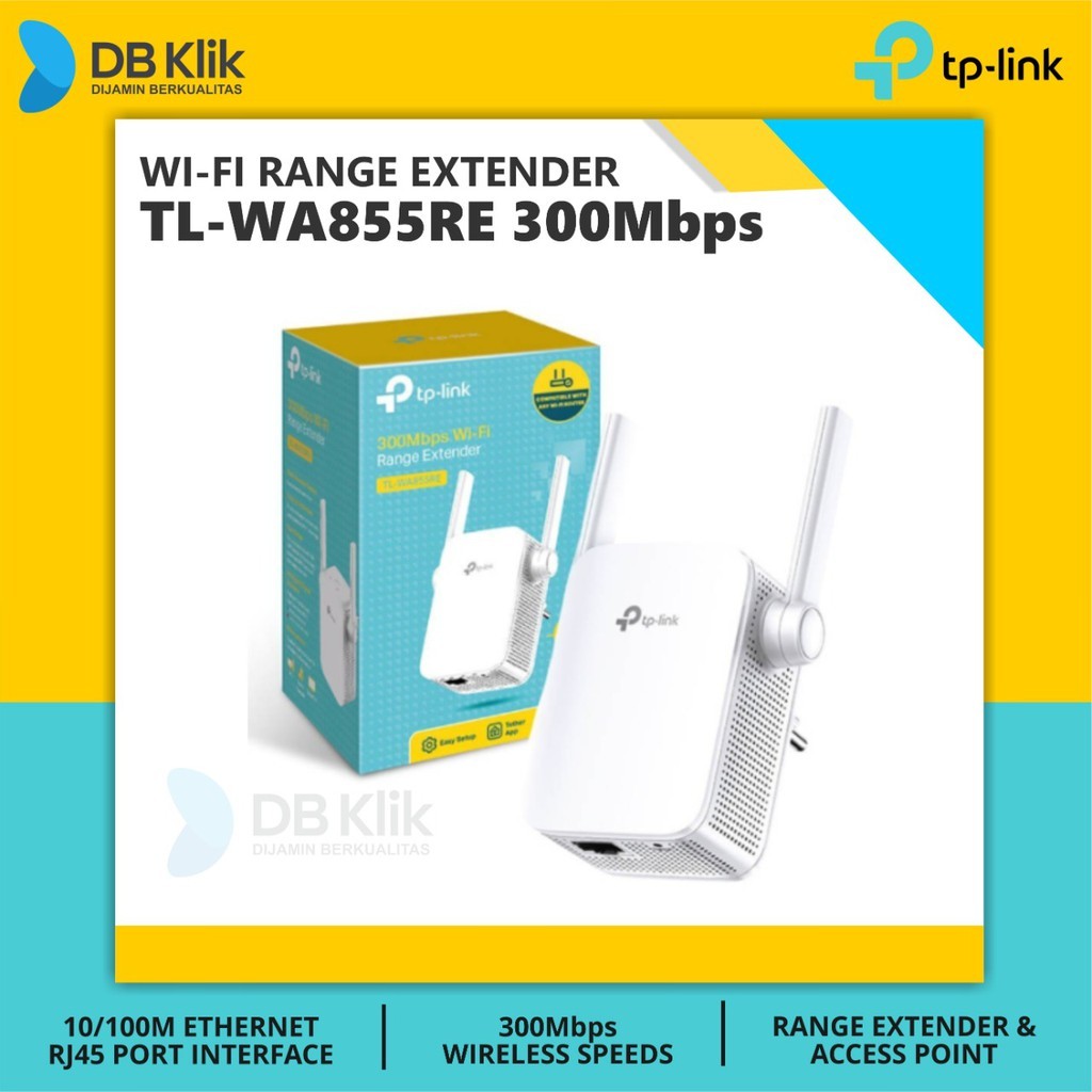 Jual Tp-Link Wifi Range Extender Tp Link Tl-Wa855Re 300Mbps- Tplink Tl ...