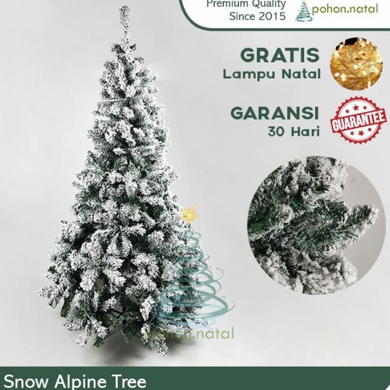 Jual christo snow alpine pine christmas tree 4ft 5ft 6ft 7ft 8ft pohon ...