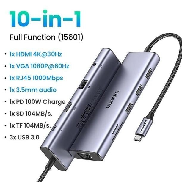Jual Tersedia Multiport 9In1 Usb Type C Card Reader Adapter Hodo Hub ...