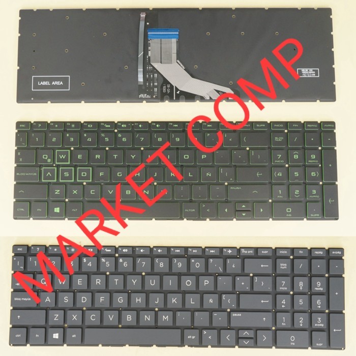 Jual KEYBOARD HP PAVILION GAMING 15 DK 15DK 15-DK 15-DK0000 15-DK0XX 15 ...