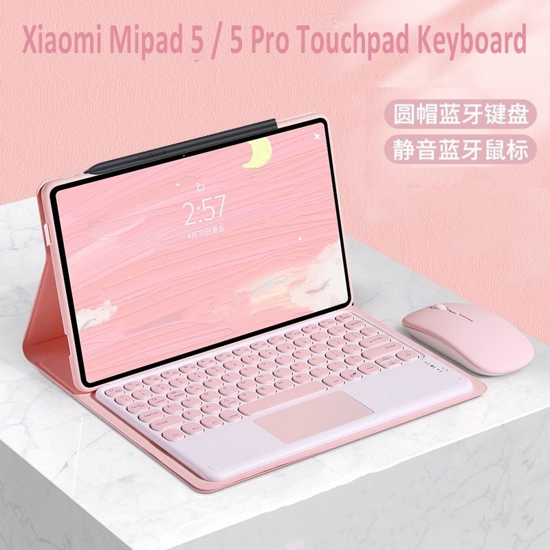 Jual Casing Keyboard Touchpad Bluetooth untuk XiaoMi Pad 5 Pro 11 "2021 MiPad5 MiPad 5 Pro 5G ...