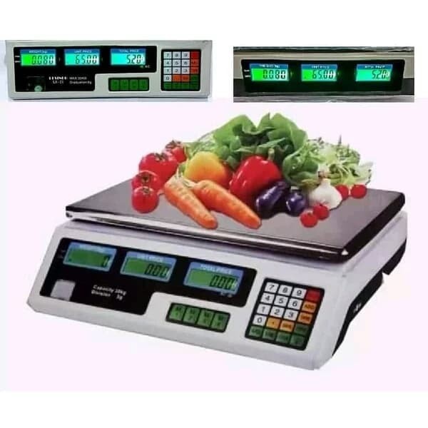 Jual Produk Ready Timbangan Buah/ Laundry/ Sembako/Timbangan digital Lesindo Ls 21 30 Kg ...