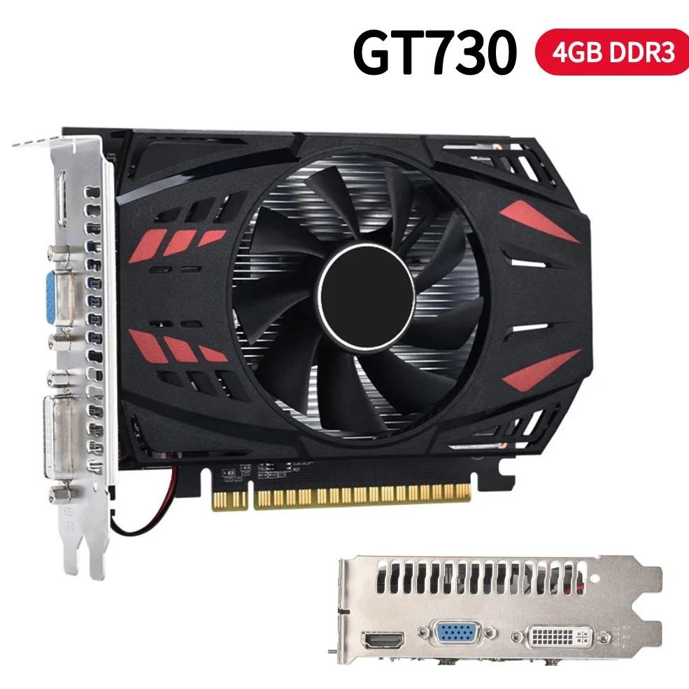 Jual gt730 desktop pc graphics cards pci-e2.016x ddr3 4gb computer ...