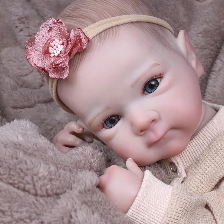 Jual bebe reborn girl body doll like real 18inch collectible lifelike ...