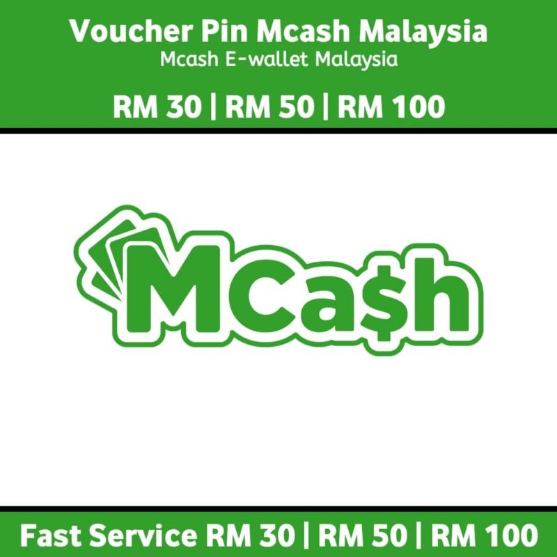 Jual Mcash Malaysia Voucher Pin RM30 RM50 RM100 | Shopee Indonesia