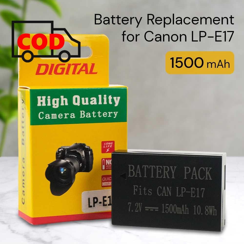 Jual Baterai Kamera Canon LP-E17 Batre Cadangan Pengganti 1500mAh ...