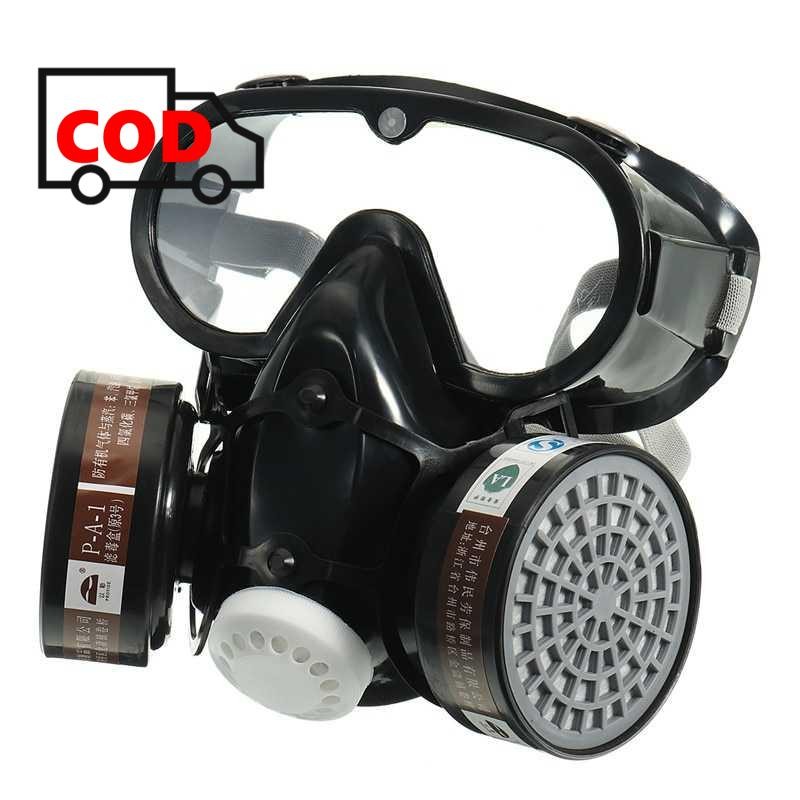 Jual Masker Respirator Gas Full Face Perlindungan Industri Mask with ...