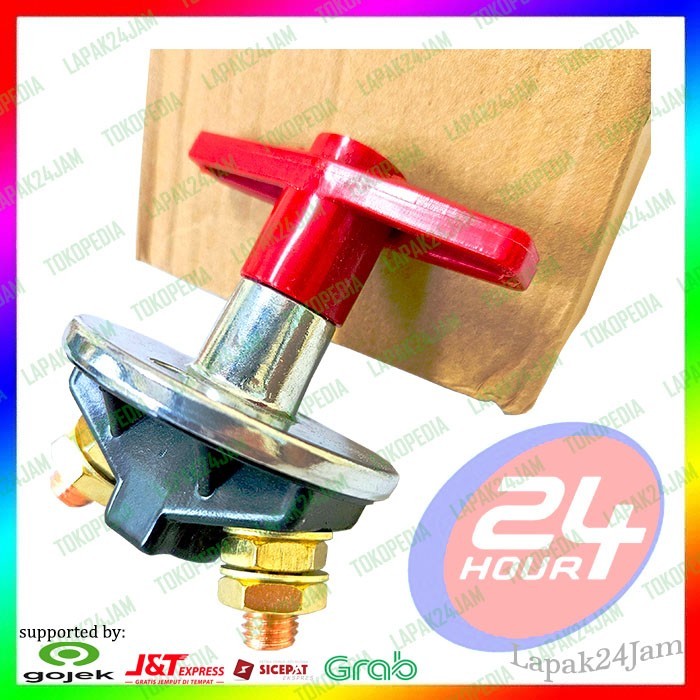 Jual Hemat Pemutus Arus Dc 12/24V , Switch Isolator Baterai Mesin/Alat ...