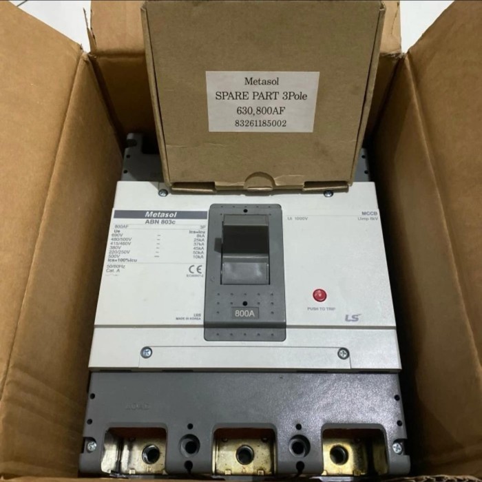 Jual TERBARU - MCCB LS ABN 803c 3P 800A/MCCB LS 3P 800A/MCCB METASOL ABN 803c 3P 800A | Shopee ...