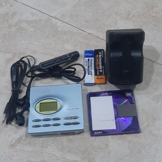 Jual Sony MiniDisc MD Walkman MZ-R91 Siap pakai play Rare antik Mulus ...