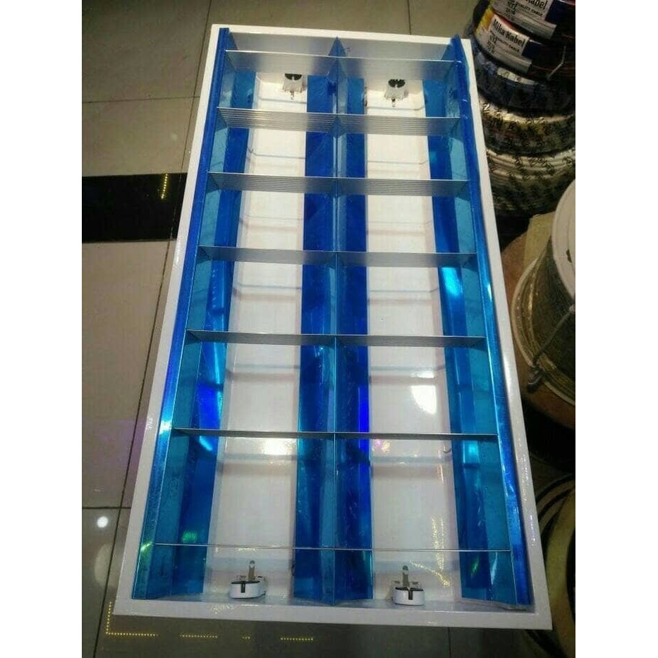 Jual Kap Lampu Rm 2X18 Watt / Kap Rm Tl 2X18 W + Komponen Philips ...