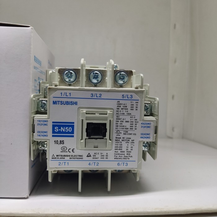 Jual Kontaktor / Contactor Mitsubishi S-N50 Sn-50 Sn 50 Sn50 380V ...