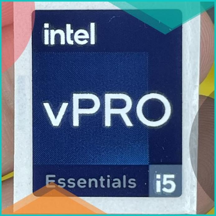 Jual Sticker stiker logo intel Core i5 vPro Essentials 12th gen ori ...