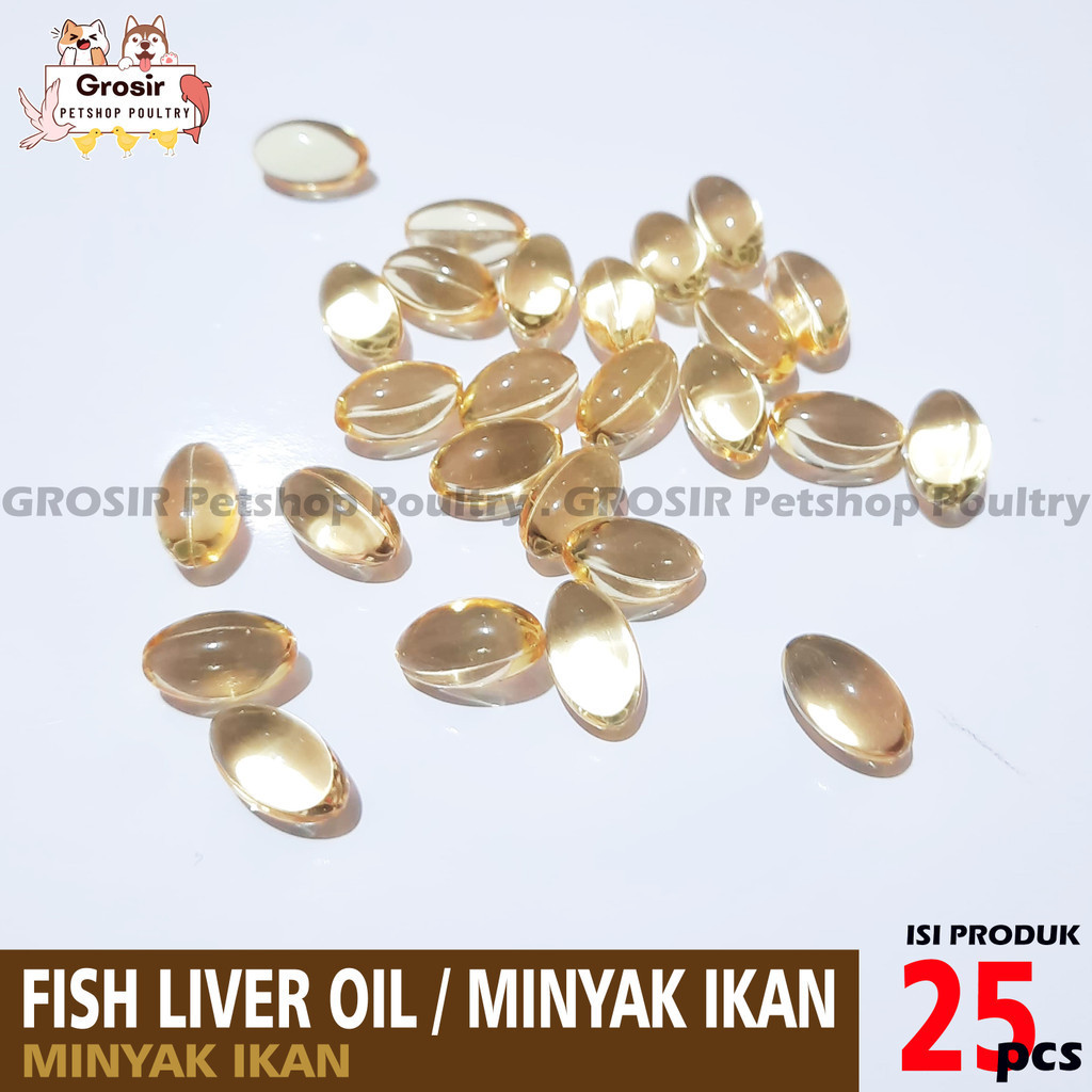 Jual Minyak Ikan Eceran Vitamin untuk Hewan Kucing Anjing Ayam Burung ...