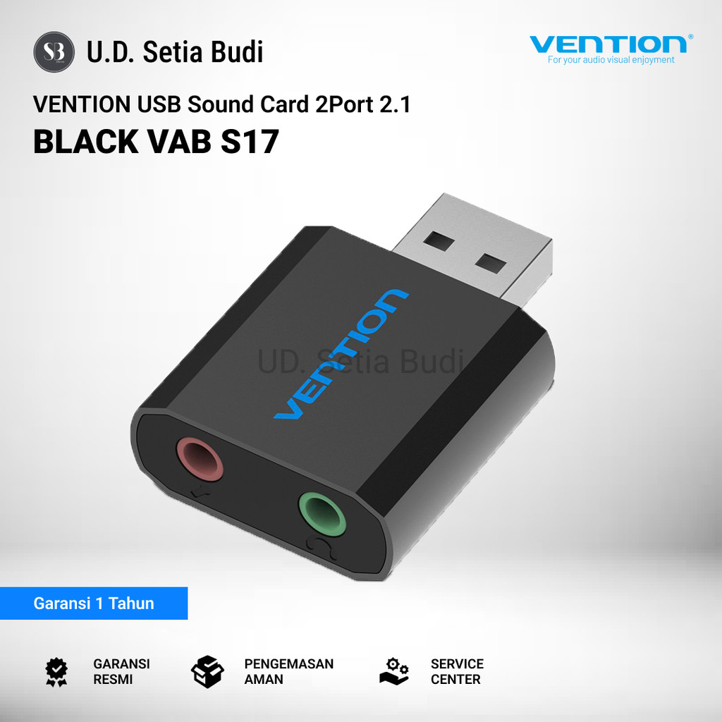 Jual Vention S17 Universal External USB Sound Card | Shopee Indonesia