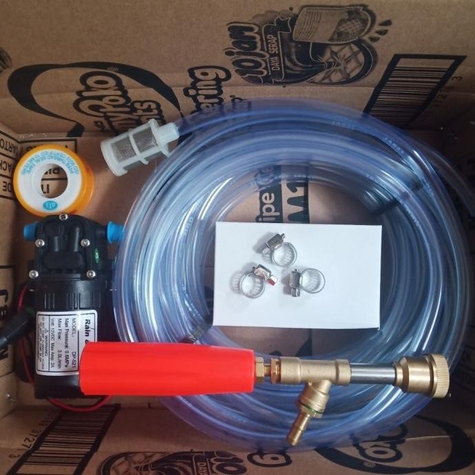 Jual Alat Cuci Motor Mobil Steam Stim Mini Pompa DC 12 Volt 70 Psi ...