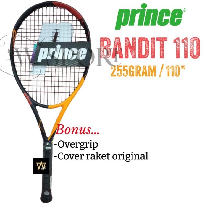 Jual Raket Tenis Prince BANDIT 110 Berat : 255g Original / Tennis ...