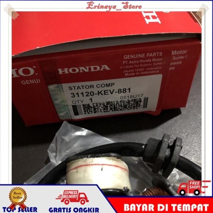Jual Original Spull Assy Stator Spul Pulser Supra X Lama Fit Revo Kev Ori Original Dan ...