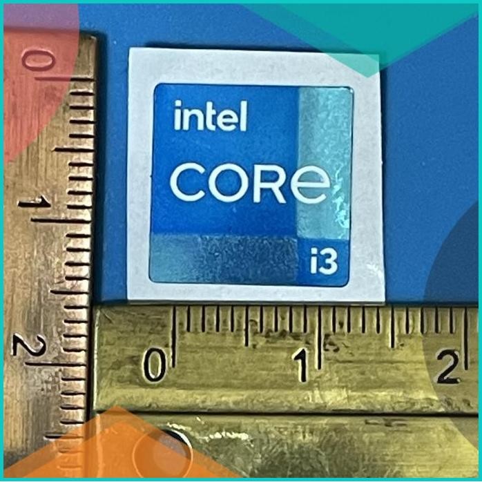 Jual Sticker stiker logo intel Core i3 11/12th gen ori ukuran kecil ...