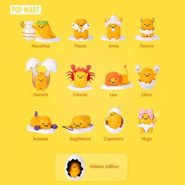 Jual Figure Pop Mart Gudetama Blind Box - Zodiac Series | Shopee Indonesia