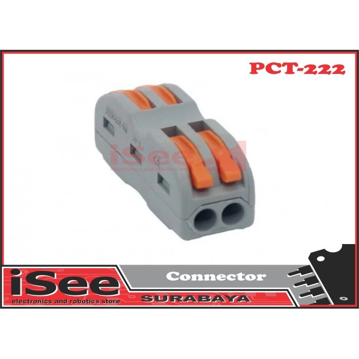 Jual SPECIAL PCT222 Konektor Kabel 2x2 PCT 222 TAB WAGO Terminal 4 pin sambungan | Shopee Indonesia