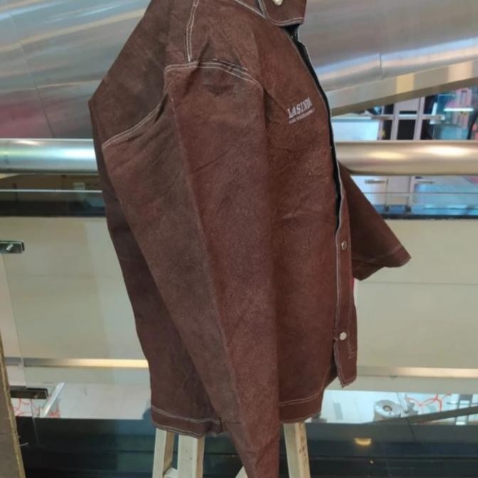 Jual JAKET LAS KULIT MEREK LASINDO / WELDING / BAJU LAS KULIT GT ...