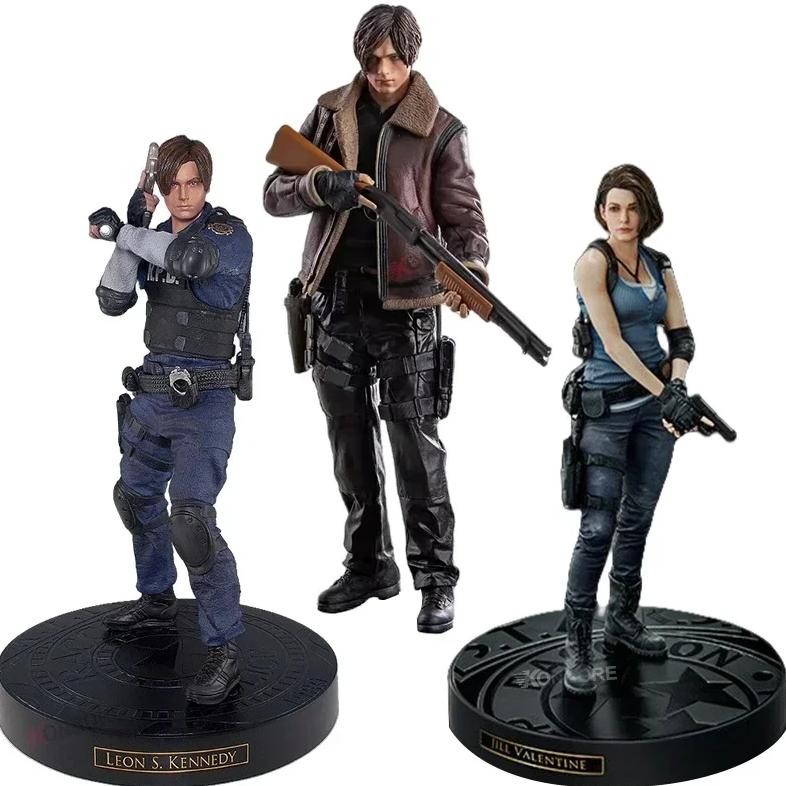 Jual 33cm resident evil 2 leon scott kennedy anime figure biohazard re ...