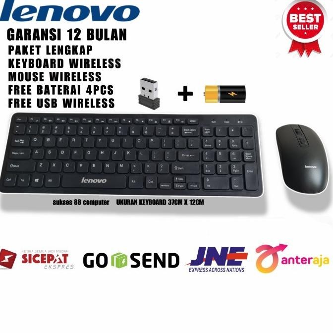 Jual News Lenovo Wireless Keyboard And Mouse Combo Set Gkm520 Keys ...