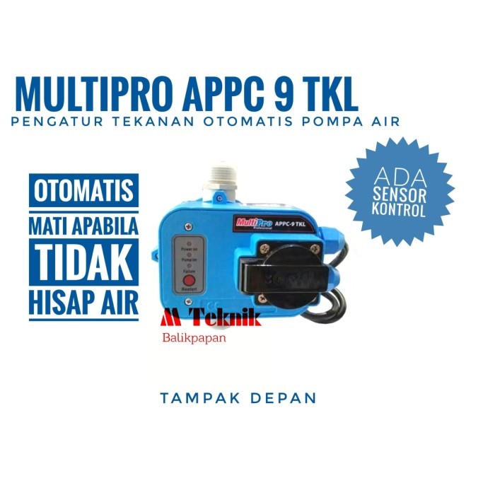 Jual Otomatis Pompa Air Multipro Appc 9 Tkl Pressure Control Auto ...