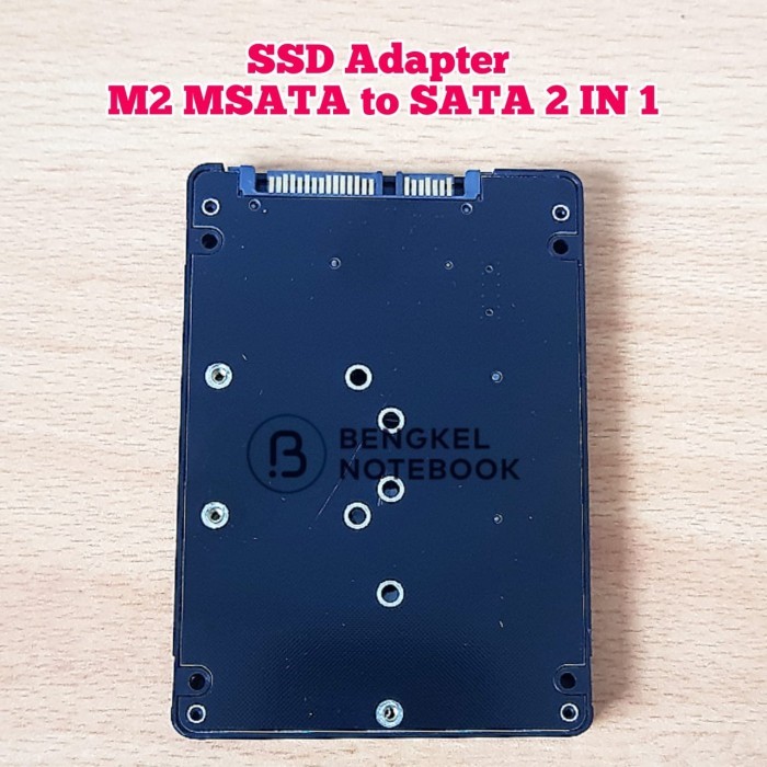 Jual HARGA DISC - SSD Adapter 2 in 1 M2 MSATA to SATA | Shopee Indonesia