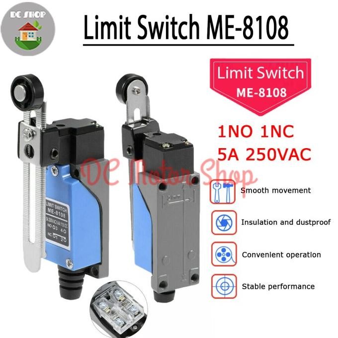 Jual Limit Switch Momentary Roller Switch 5A 250V 1No 1Nc Tz-8108/Me-8108 Premium | Shopee Indonesia