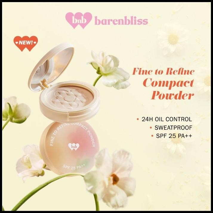 Jual Bpom Bnb Barenbliss Korean Bloomatte Fine To Refine Compact Powder ...