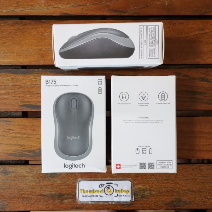 Jual Logitech B175 Wireless Mouse B 175 Original Garansi Resmi 10M | Shopee Indonesia