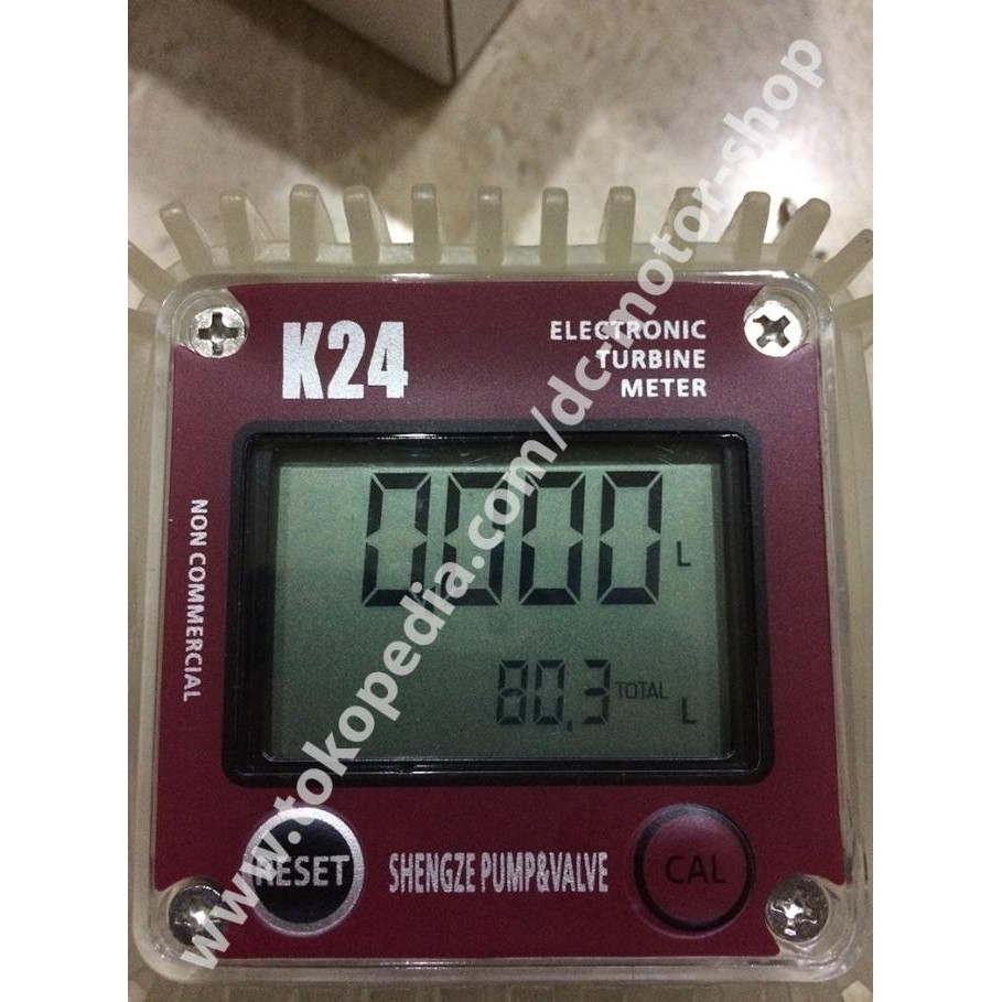 Jual Flow Meter Turbine Digital Diesel Fuel For Chemical K24 - ASLI ...