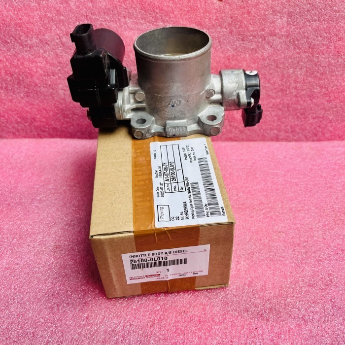Jual Throttle Body TOYOTA Innova Fortuner Hilux Diesel 2KD 26100-0L010 ...