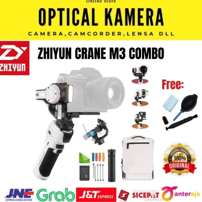Jual zhiyun crane m3 combo gimbal stabilizer kamera REZ | Shopee Indonesia