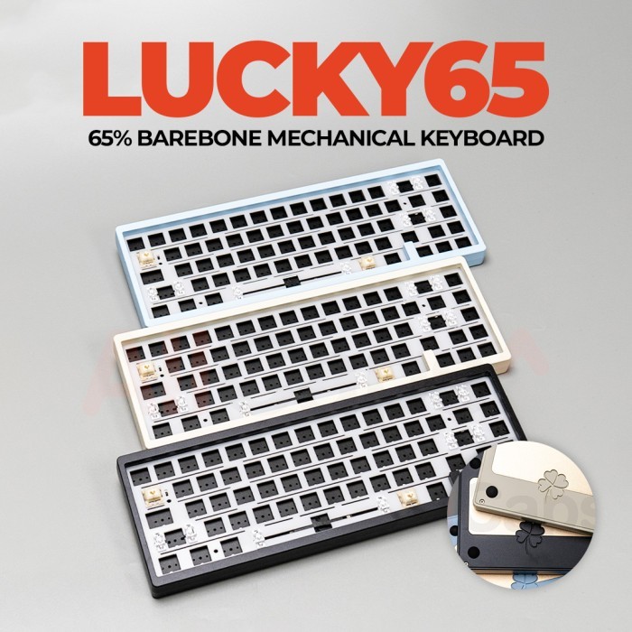 Jual WEIKAV Lucky65 - Barebone 65% Hotswappable Mechanical Keyboard ...