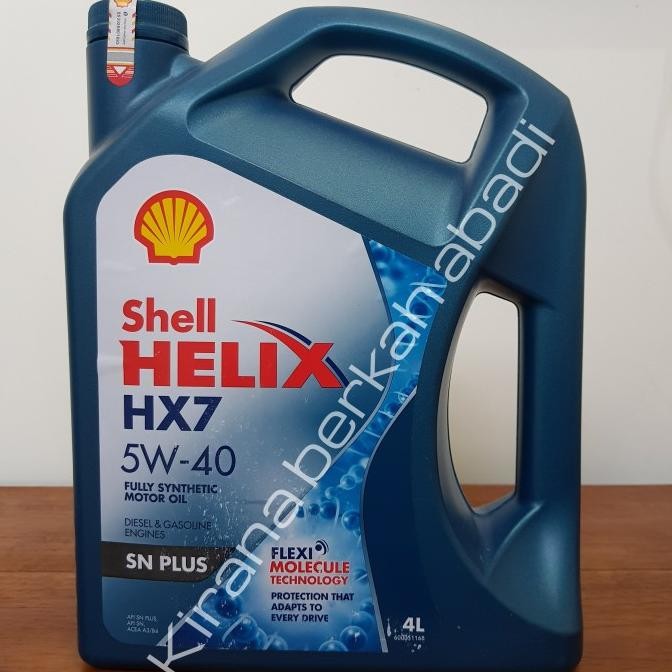 Jual New Product Shell Helix Hx7 5W40 Sn Plus 4 Liter | Shopee Indonesia