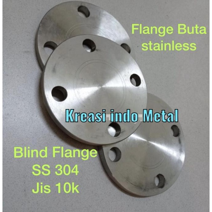Jual 1" Blind Flange Jis 10k SS304 -Buta Stainless SS 304 DN25 25 -10 K Sus | Shopee Indonesia