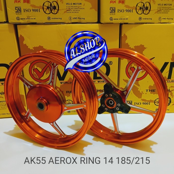 Jual VELG RACING VND AK55 RING 14 YAMAHA AEROX 155 NEW CONNECTED AEROX OLD | Shopee Indonesia