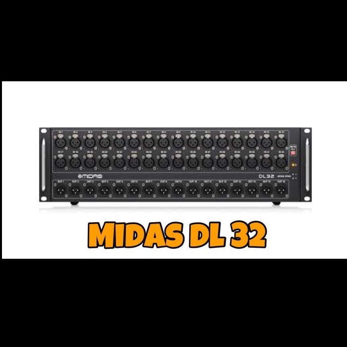 Jual NEW MIDAS DL32 - stage box digital for x32/m32/wing family - TANPA ...