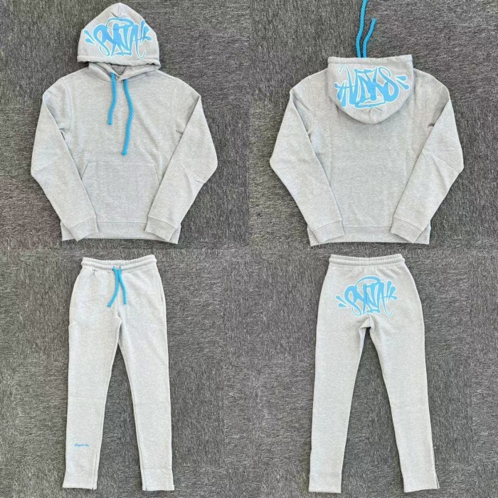 Jual Syna World Logo Tracksuit - Grey/Blue | Shopee Indonesia