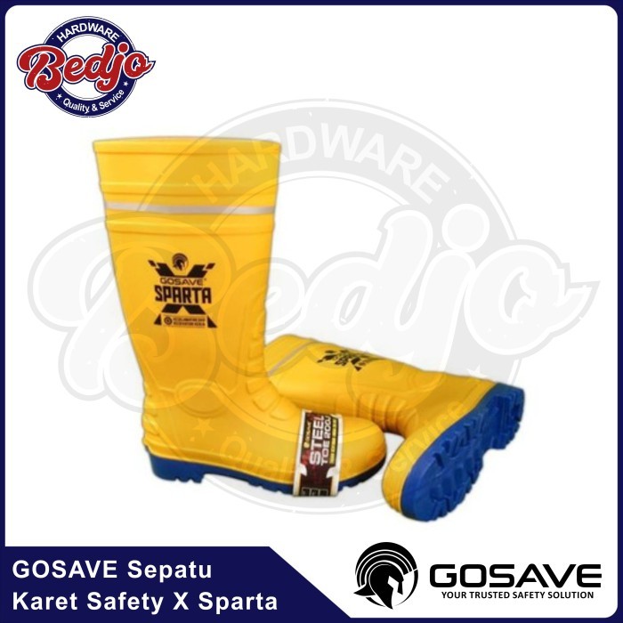 Jual Gosave Sepatu Boot Rubber Safety X Sparta | Shopee Indonesia